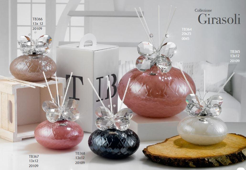 BOMBONIERE MATRIMONIO TUFANO 2023 PROFUMATORE CON FARFALLA IN CRISTALLO - Beautiful